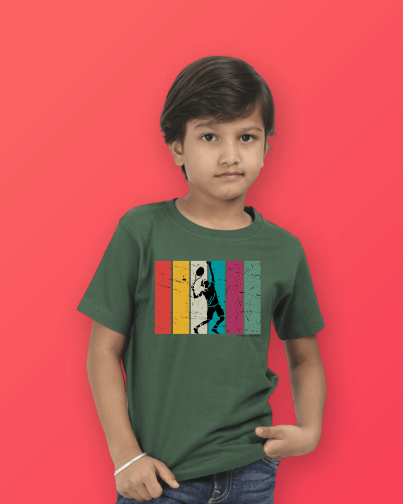 Serve Tennis Boys' T-Shirt | Inspired & Stylish - Serve & Style